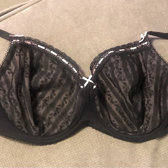 b. Temp’d | Intimates & Sleepwear | Btempd Black Lace With A Light Pink ...